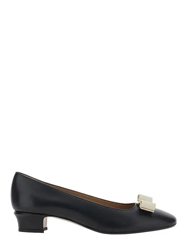 FERRAGAMO Vara 2.0 Leather Pumps - Multicolor
