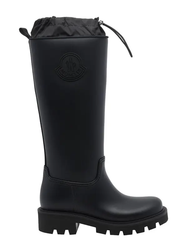 Moncler Kickstream High Rain Boots - Black