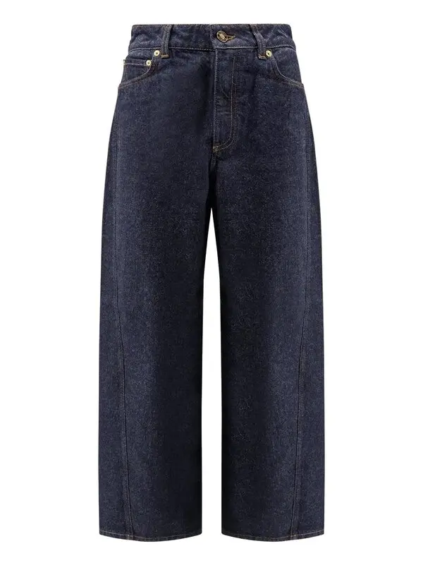 Givenchy Twisted Dark Denim Jeans - Blue