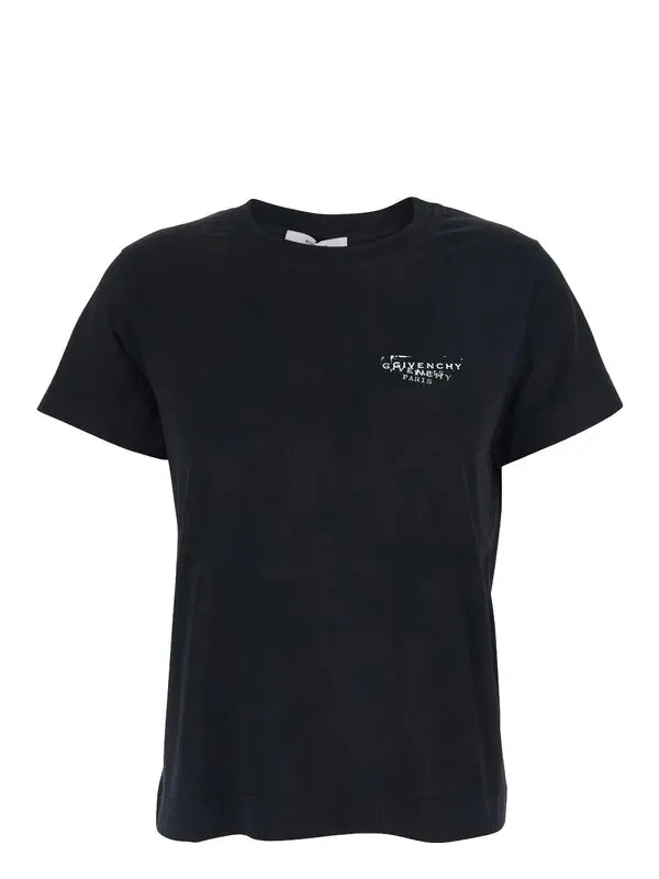 Givenchy Logo Print T-shirt - Black