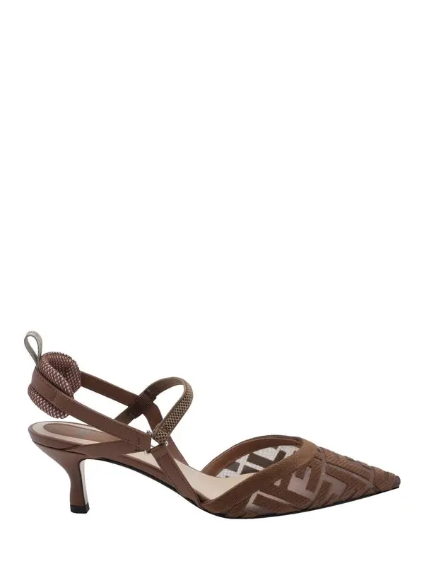 Fendi Colibri' Lite Slingback - Brown