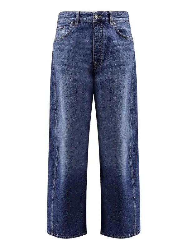 Givenchy Twisted Stone-washed Denim Jeans - Blue