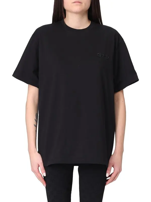Gucci Oversized Cotton T-shirt With Horsebit - Black