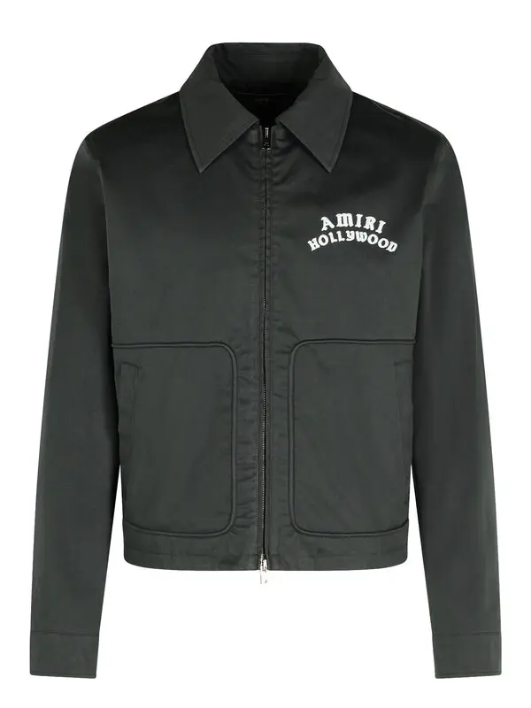 Amiri Hollywood Cotton Jacket - Black