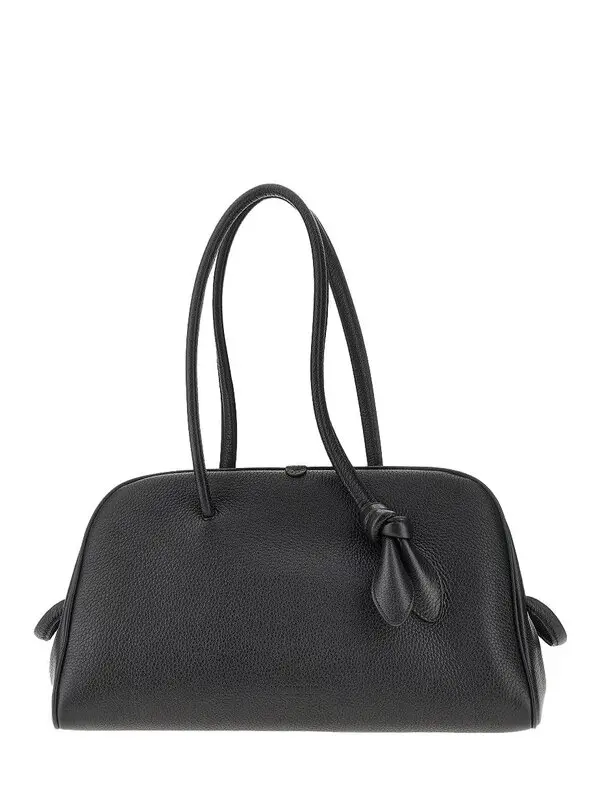 Jacquemus Grained Leather Turismo Bag - Black