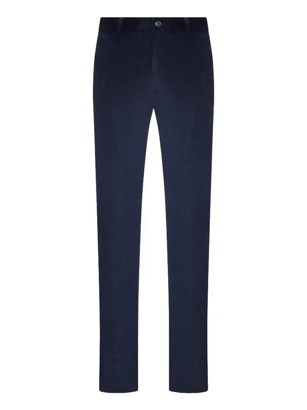 Etro Slim Fit Corduroy Trousers - Blue