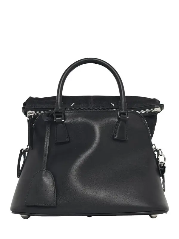 MAISON MARGIELA 5ac Soft Leather Mini Bag - Gray