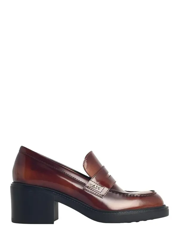 TOD'S Leather Loafers - Brown
