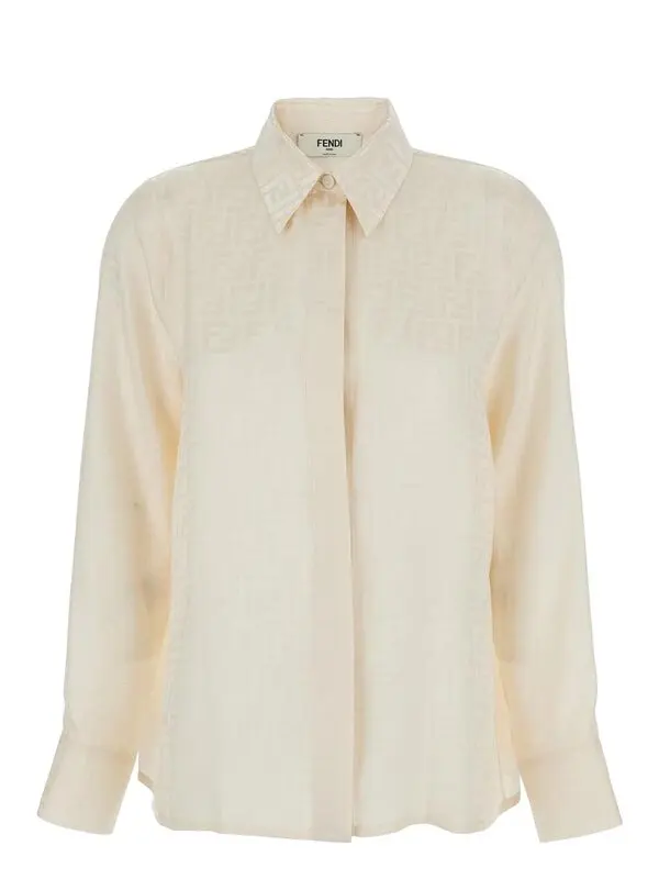 Fendi Silk Ff Motif Shirt - Multicolor