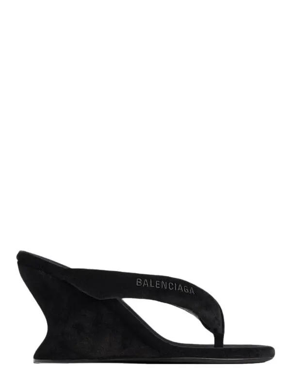 Balenciaga Wedge Heel Shoes - Black