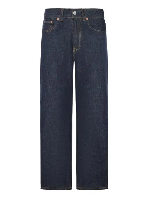 Our Legacy Third Cut Jeans In Cotton Denim - Blue