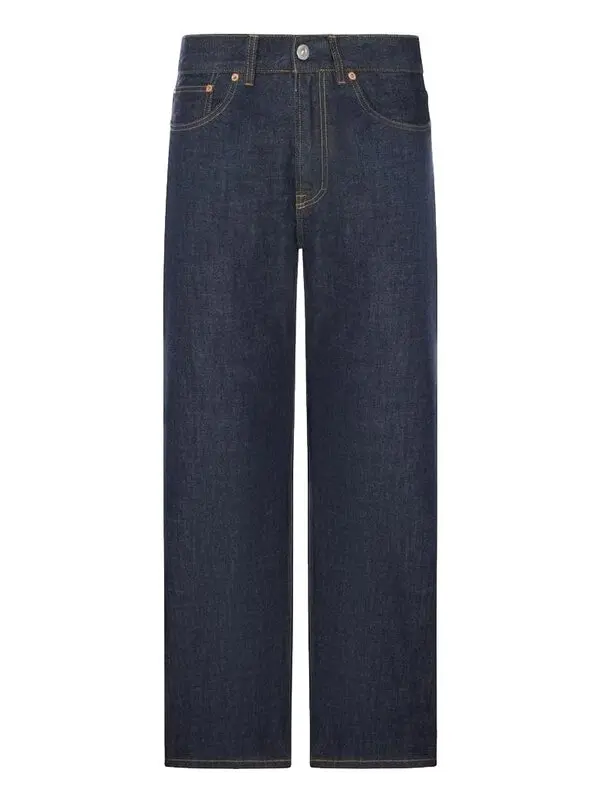 Our Legacy Third Cut Jeans In Cotton Denim - Blue