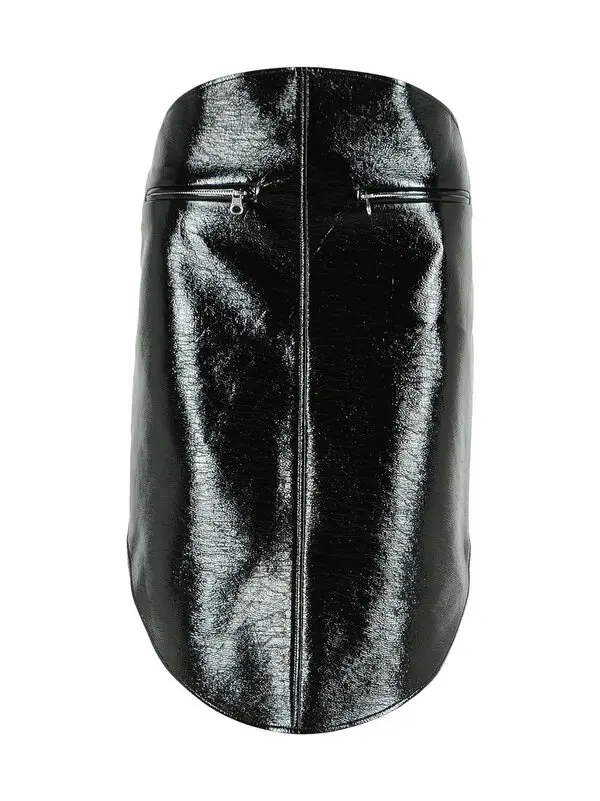 COURREGES Cotton Blend Skirt - Black