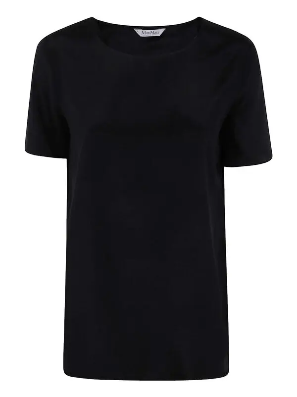 Max Mara Silk T-shirt - Black