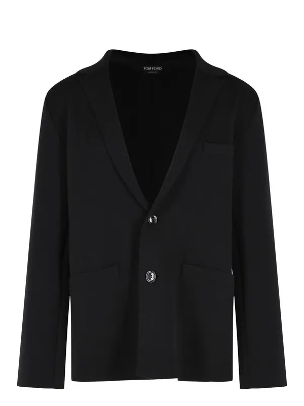 TOM FORD Wool Blazer - Black