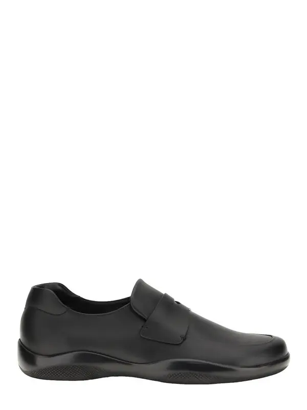 Prada Leather Loafer - Black