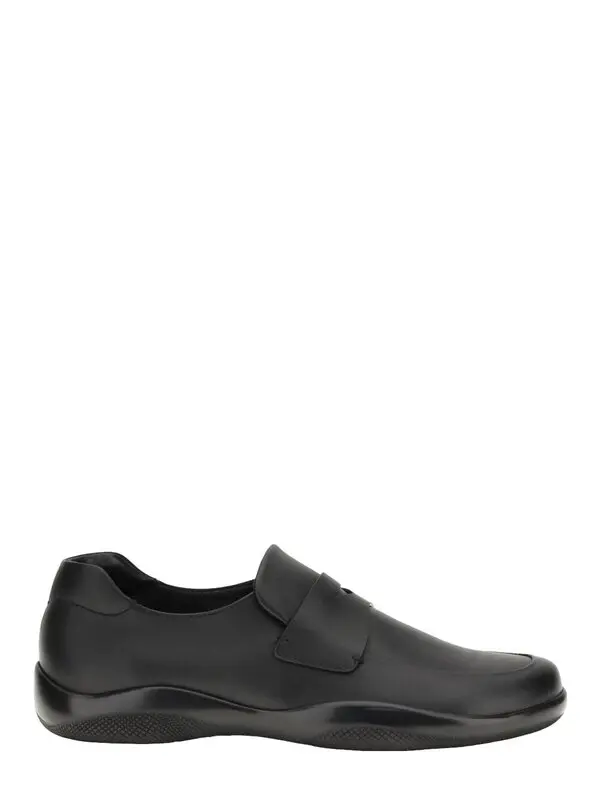 Prada Leather Loafer - Black