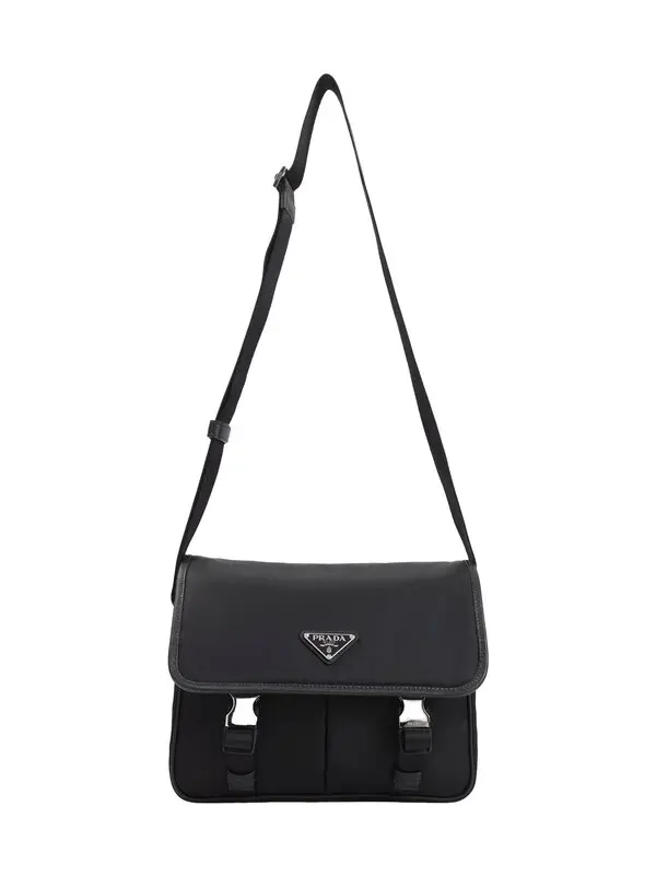 Prada Re-nylon Messenger Bag - Black