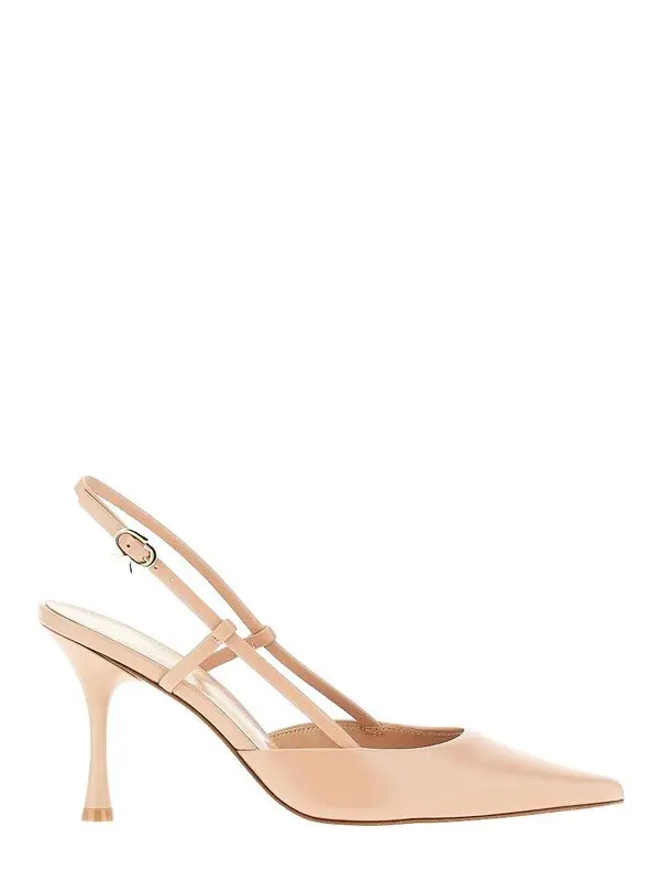 GIANVITO ROSSI Leather 'ascent' Slingback Pumps - Pink