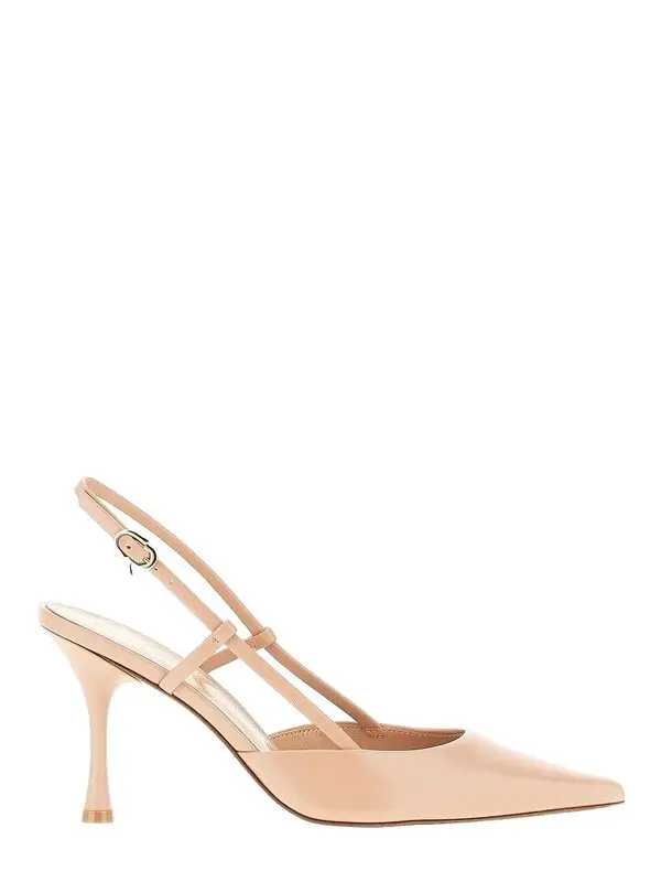 GIANVITO ROSSI Leather Ascent Slingback Pumps - Pink