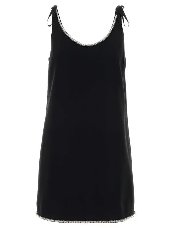 Prada Sable Mini Dress - Black