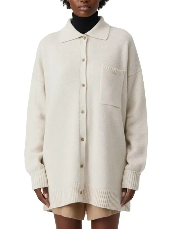 Max Mara Cashmere Polo Sweater - White