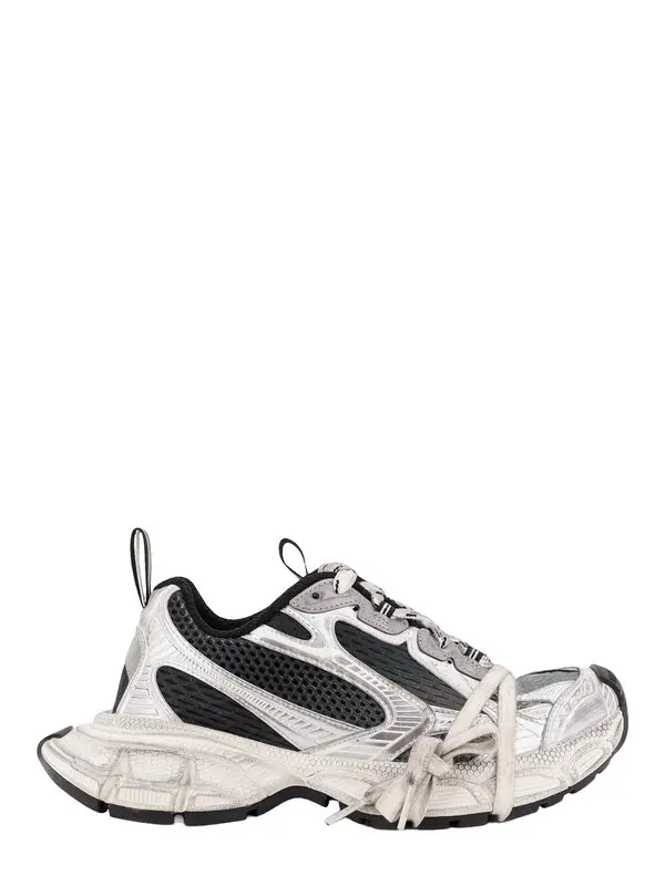 Balenciaga 3xl Gradient Mesh Sneakers With Used Effect - Multicolor
