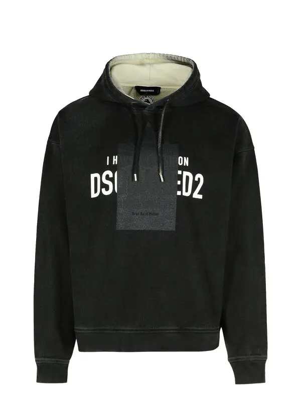 Dsquared2 Cotton Sweatshirt - Black