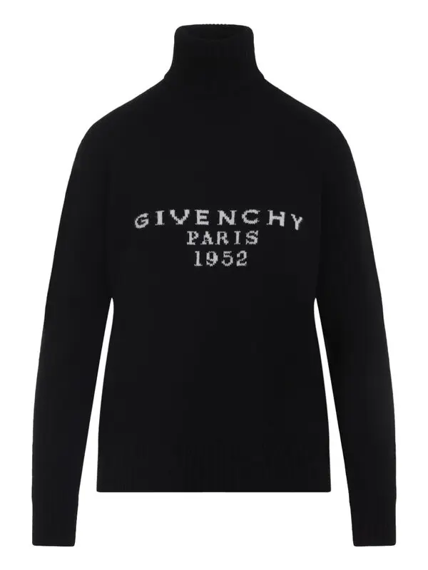 Givenchy High Neck Sweater - Black