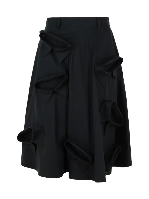 Moschino Cotton Skirt - Black