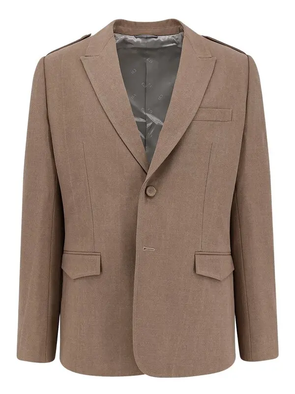 Dior Single-breasted Virgin Wool Blazer - Cream