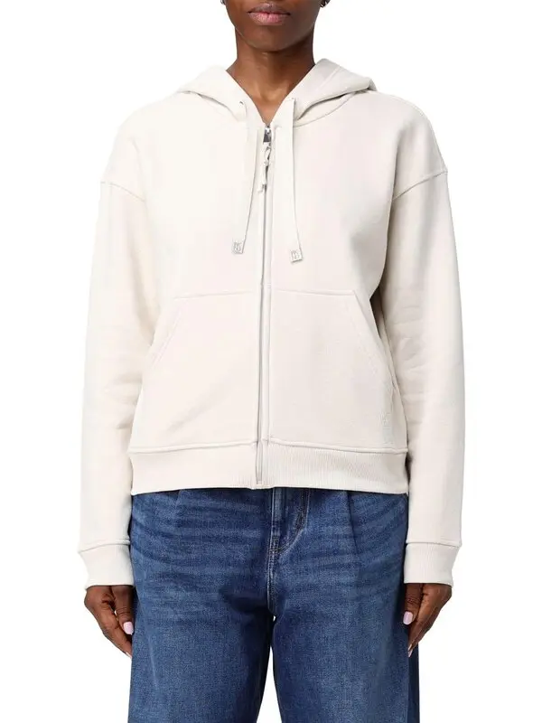 Max Mara Zip Up Sweatshirt - Cream