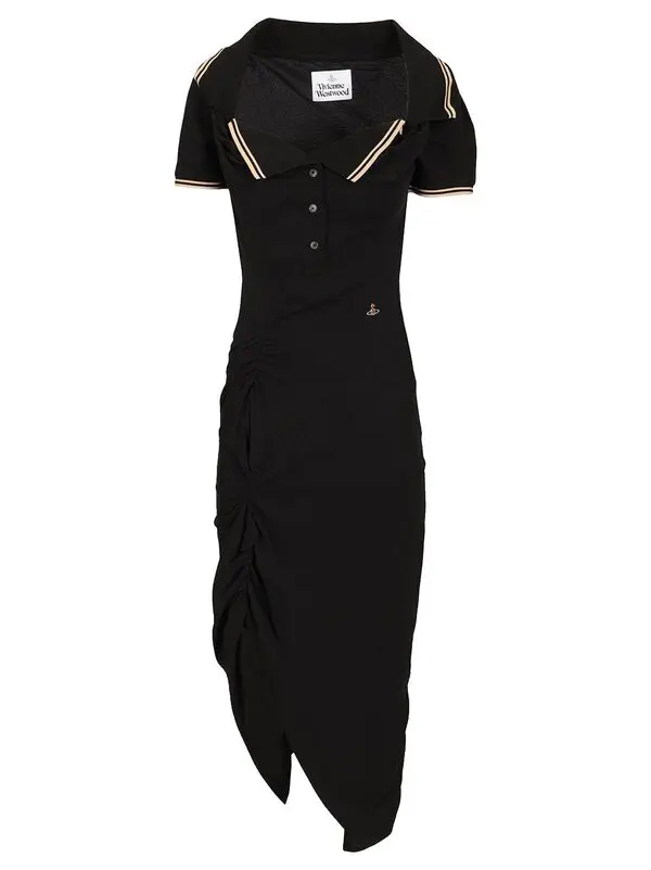 VIVIENNE WESTWOOD Monday Pulling Midi Dress - Black