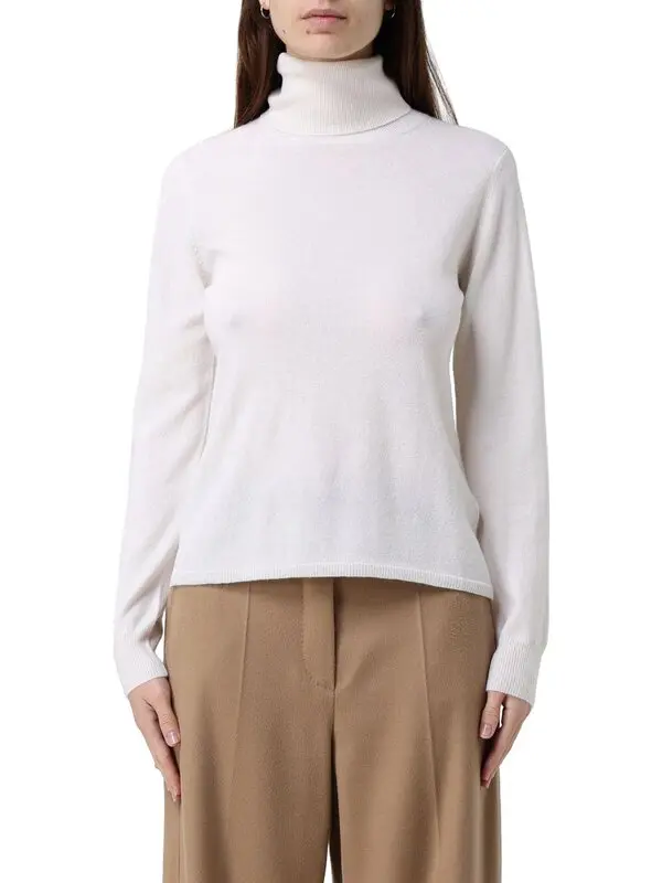 Max Mara Turtleneck Pullover - White