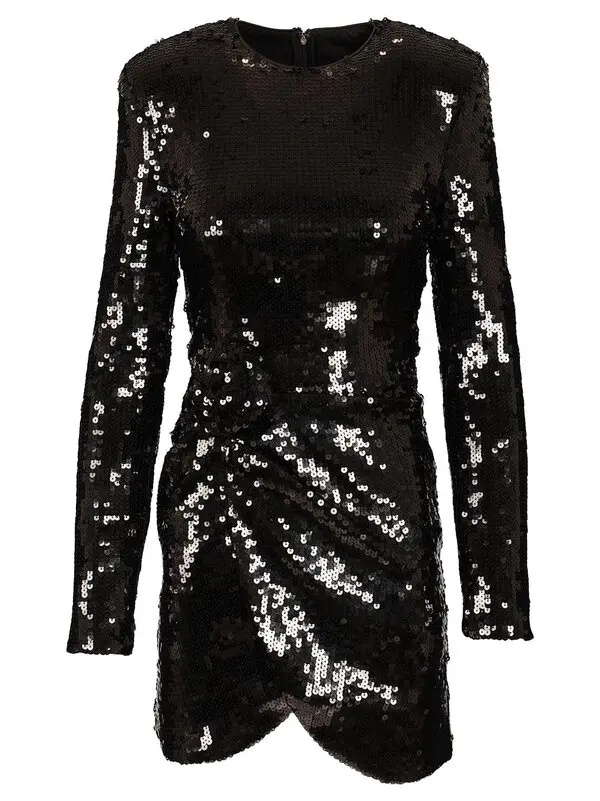 ROTATE BY BIRGER CHRISTENSEN Sequin Mini Dress - Black