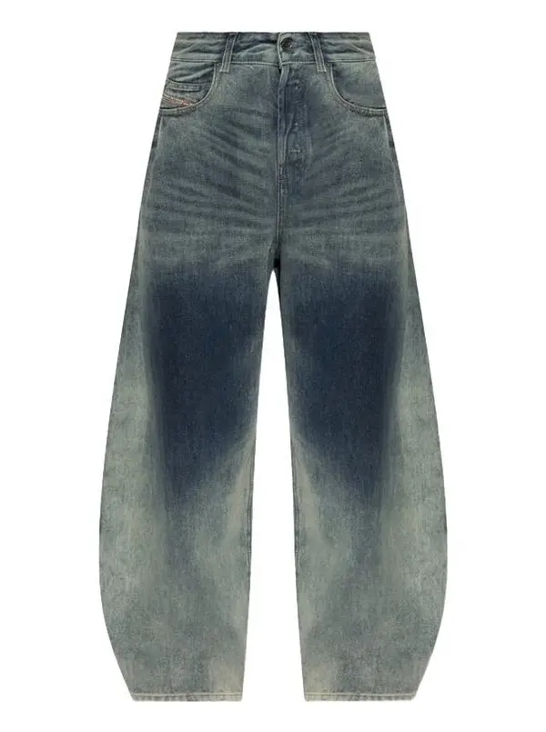 DIESEL® Denim Wide-leg Jeans - Blue