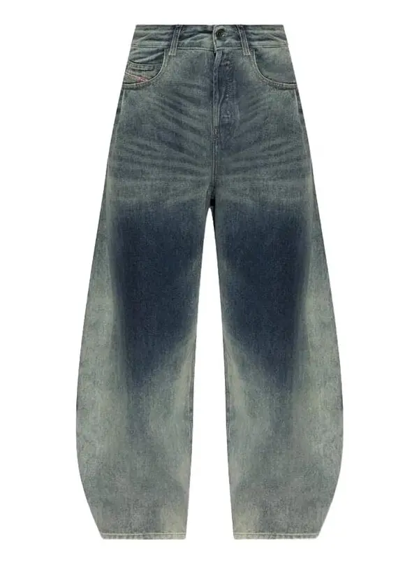 DIESEL® Denim Wide-leg Jeans - Blue