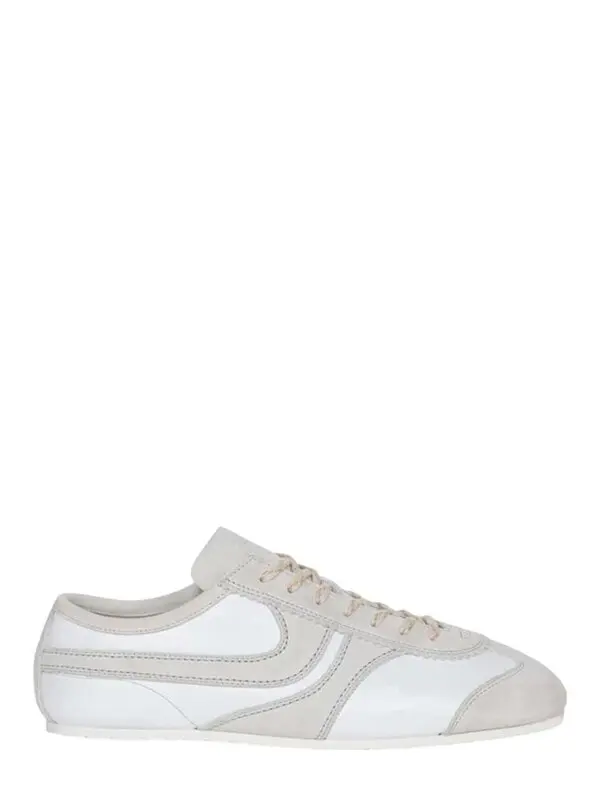 Dries Van Noten Suede Sneakers - White