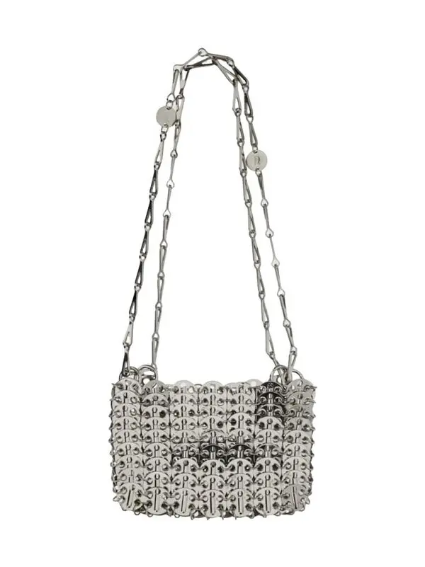 Rabanne Metallic 1969 Nano Bag - Silver