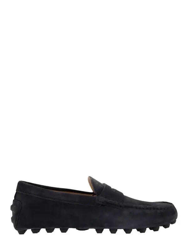 TOD'S Suede Moccasin Moccasin - Blue