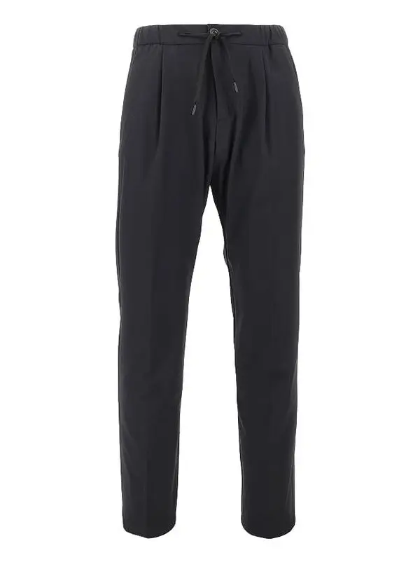 Herno Light Nylon Stretch Pants - Black