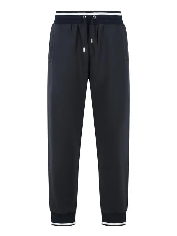 Dolce & Gabbana Jogger' Cotton Pants - Blue