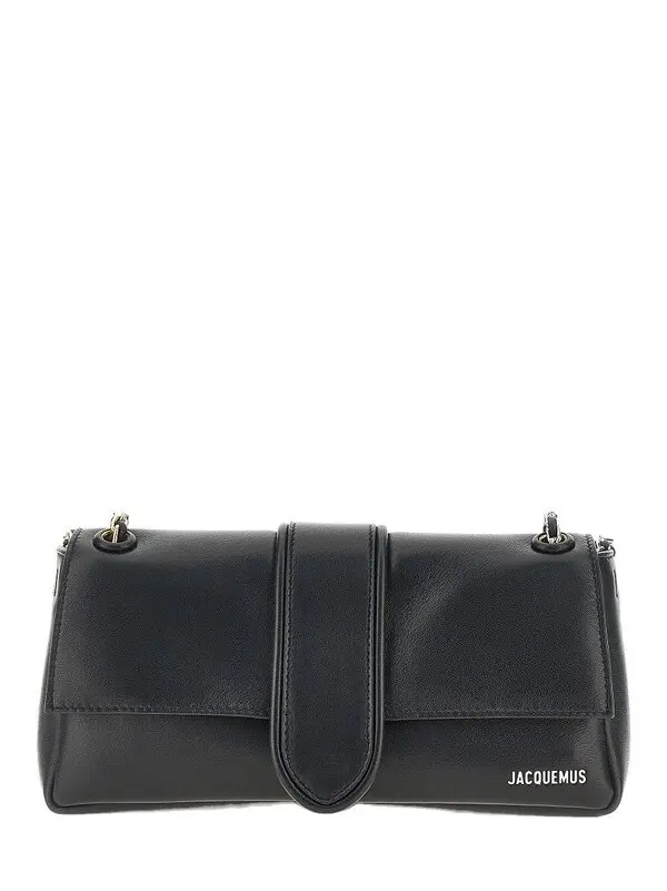 Jacquemus Bambino Chaîne' Nappa Leather Bag - Black