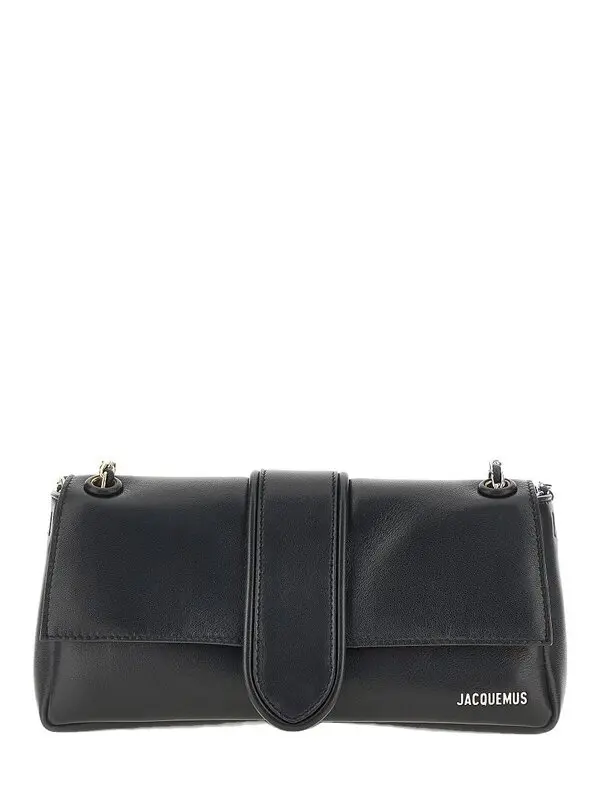 Jacquemus Bambino Chaîne Nappa Leather Bag - Black