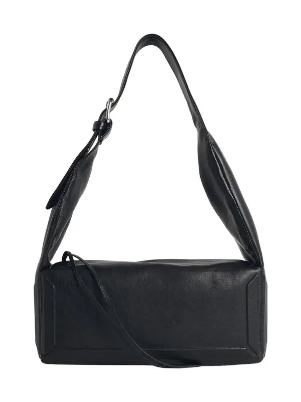 MAISON MARGIELA Box Eas West' Medium Bag In Leather - Black