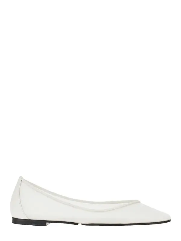 Jacquemus Mesh Ballerinas - White