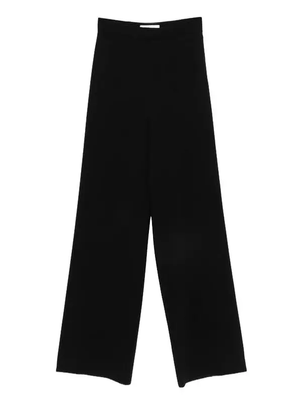 Max Mara Wide Leg Palazzo Trousers - Black