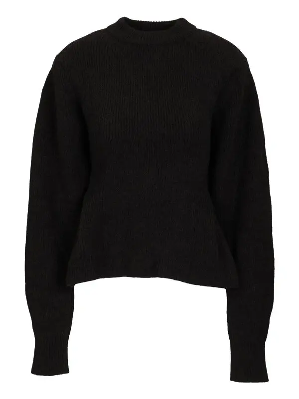 ROTATE BY BIRGER CHRISTENSEN Alpaca Blend Sweater - Black