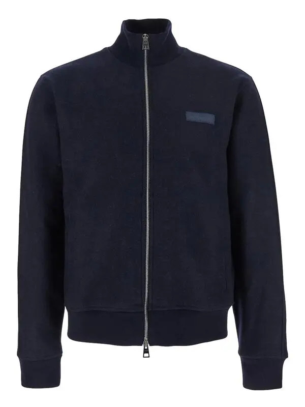 Givenchy High Neck Wool And Cashmere Blend Jacket - Multicolor