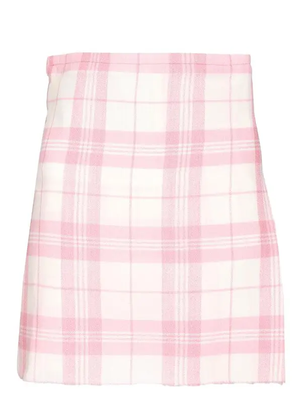 VIVIENNE WESTWOOD Wool Kilt Miniskirt - Multicolor